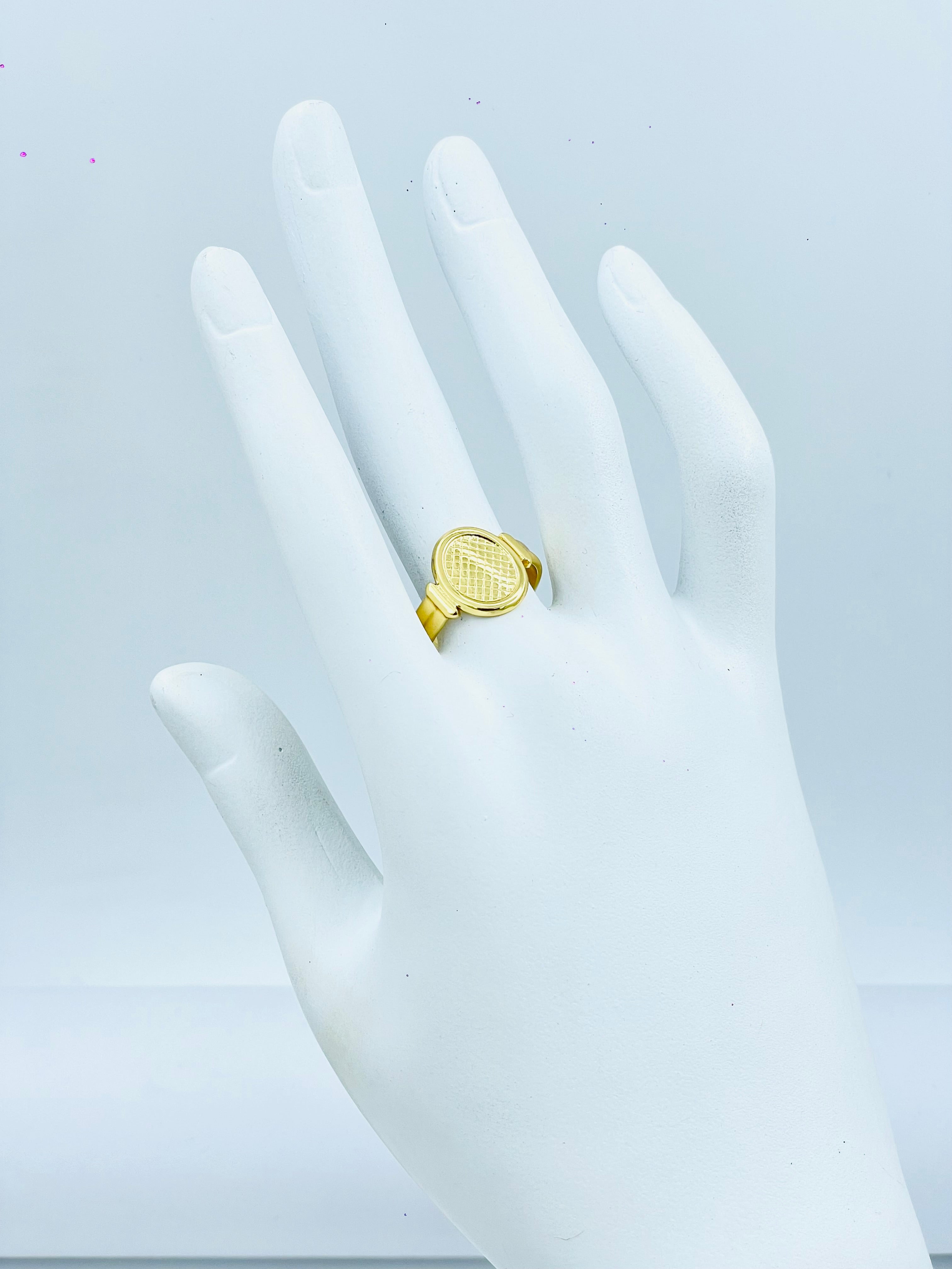 Classic Gold Signet Ring Elegant Jewelry – Memsaab Fashions